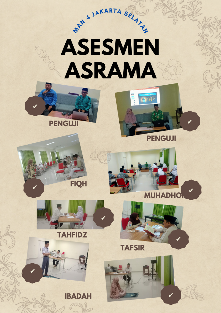 Siswa Asrama MAN 4 Jakarta Selatan Ikuti Asesmen Asrama Tahun 2023 ...